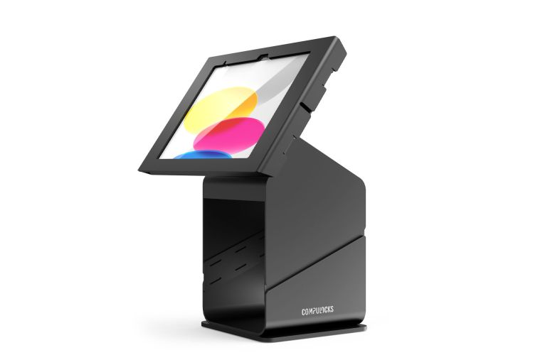 Tablet POS Stand with Printer Mount - Tablet Printer Kiosk
