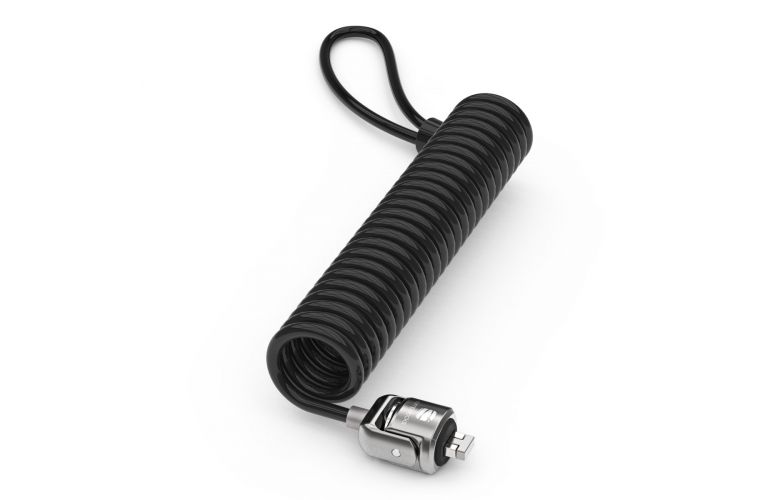 Universal Security Keyed Coiled Cable Lock