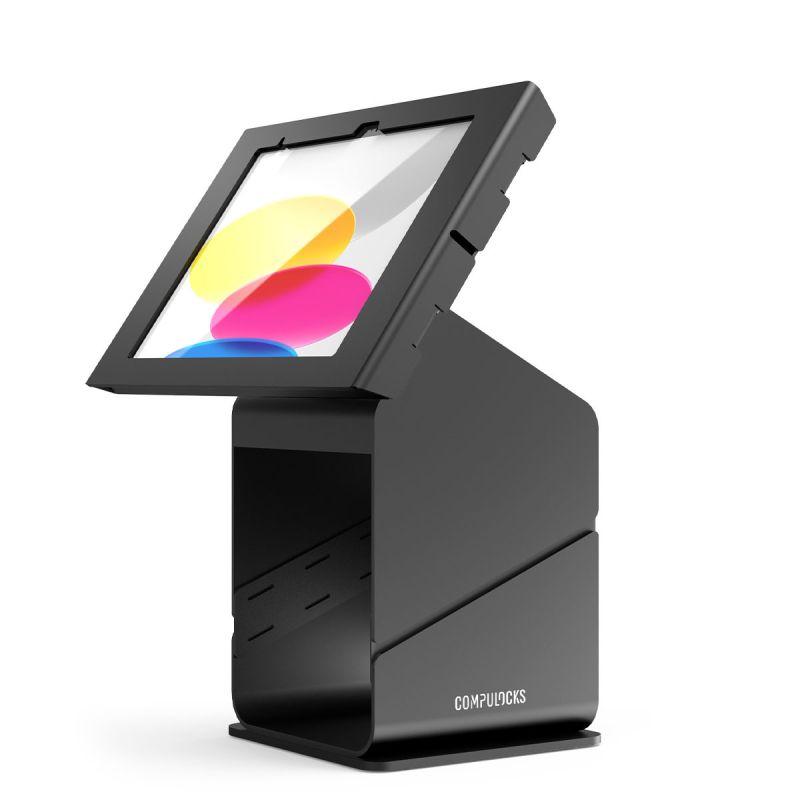 Tablet POS Stand with Printer Mount - Tablet Printer Kiosk