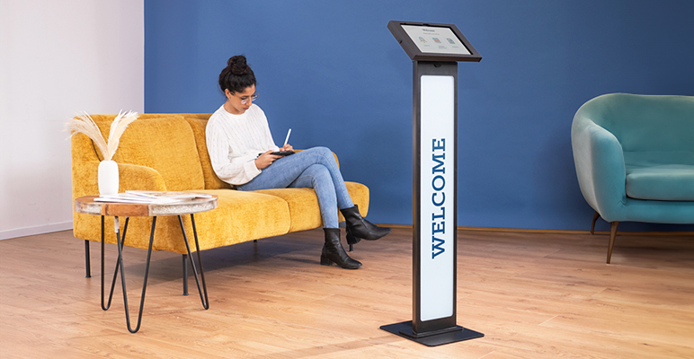 Microsoft Surface Pro/Go Floor Stand with Brandable Panel