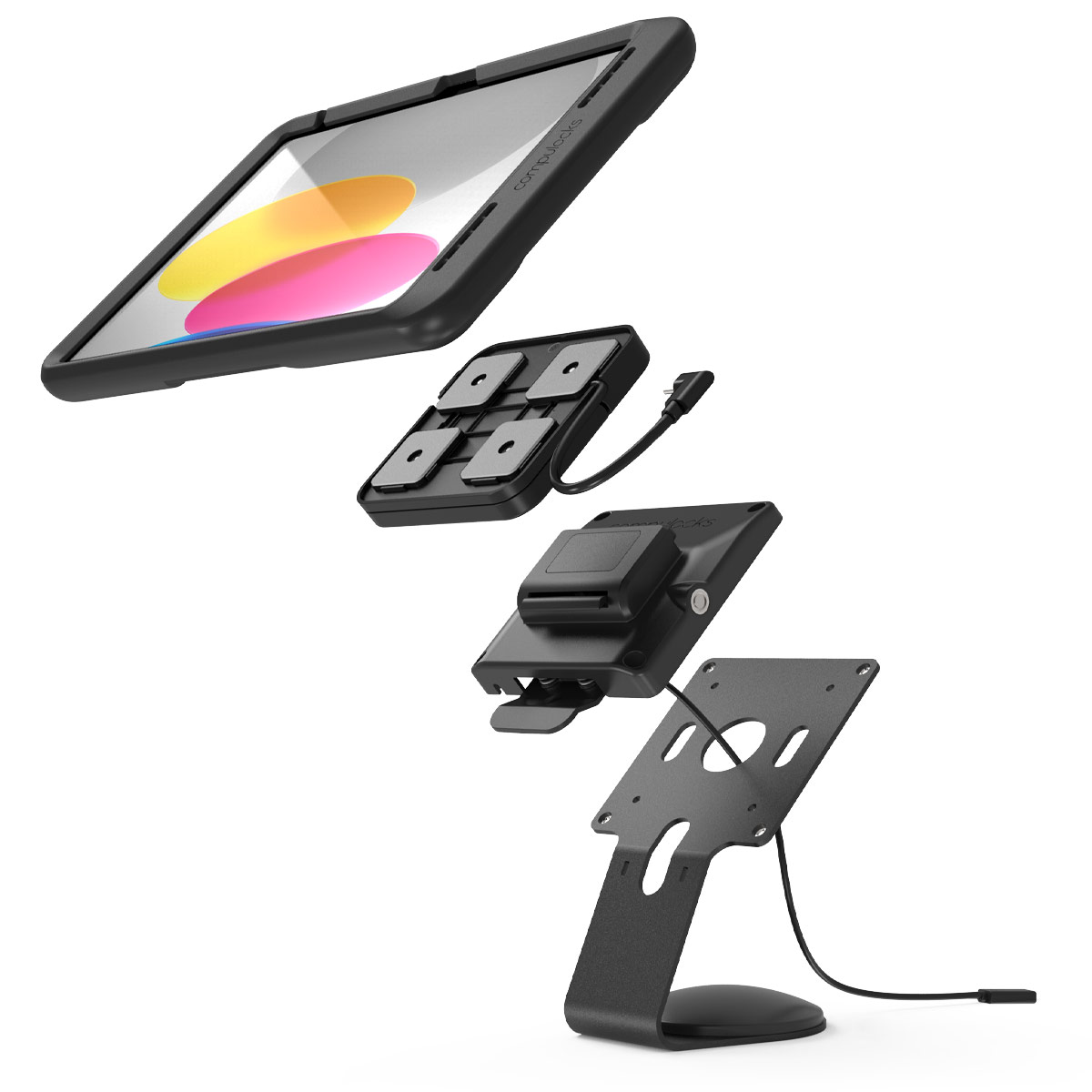 iPad (10-11 gen) Counter Stand with Cable-free Charging - PowerMove Core