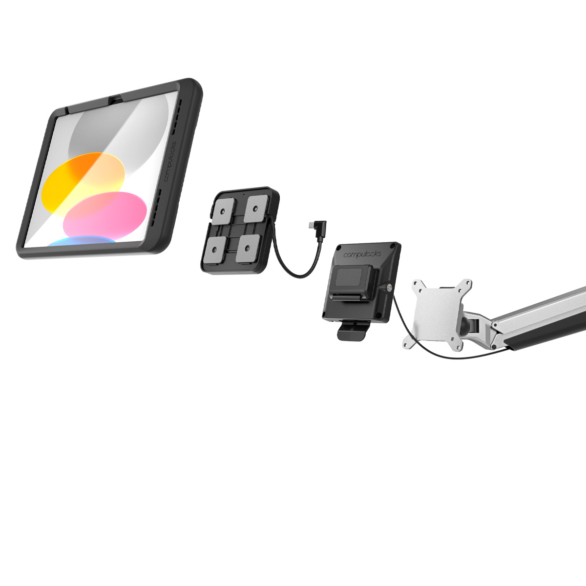 iPad (10-11 gen) Arm Mount with Cable-free Charging - PowerMove Reach Arm