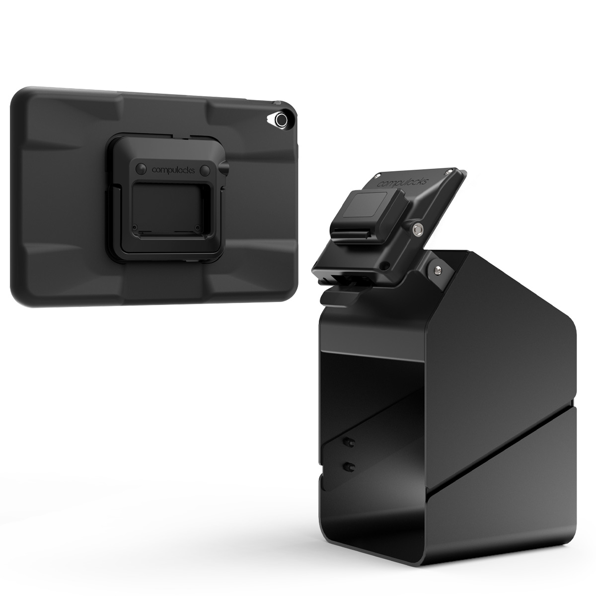 Tablet POS Stand with Printer Mount - Tablet Printer Kiosk